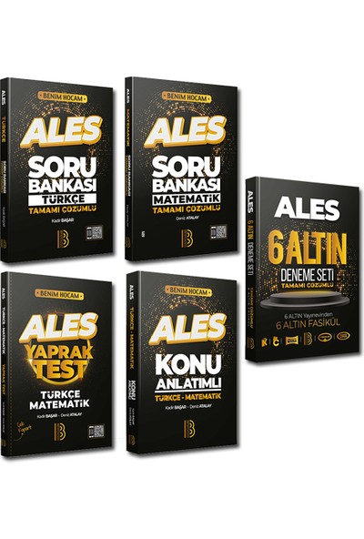 Benim Hocam Yayınları ALES 2022 Tamamı Çözümlü Tam Set (Ciltli) Benim Hocam Yayınları ALES 2022 Tamamı Çözümlü Tam Set (Ciltli)