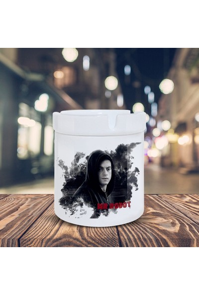 Asilmeydan Mr. Robot Film Karakteri Baskılı Küllük Kül TABLASI-030258