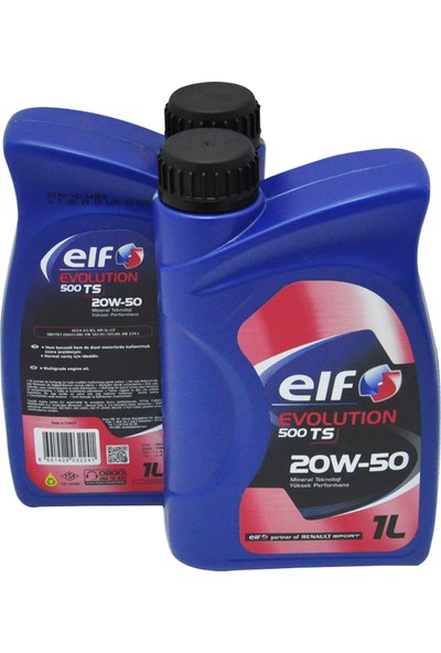 Elf Evolution 500 Ts 20W50 Motor Yağ 1 Lt