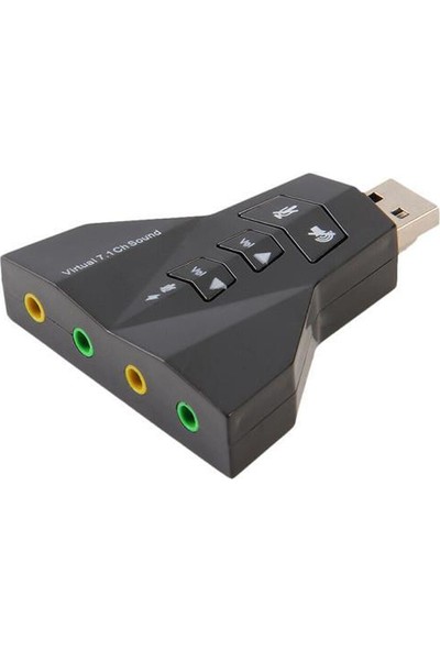 Maxgo USB Harici Ses Kartı 7 Kanal Mikrofon Giriş Destegi