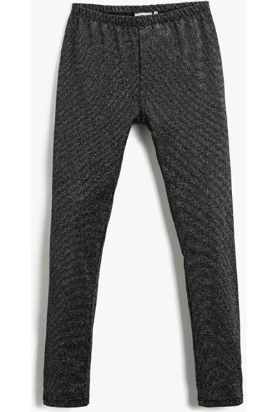 Koton Kız Çocuk Simli Uzun Tayt