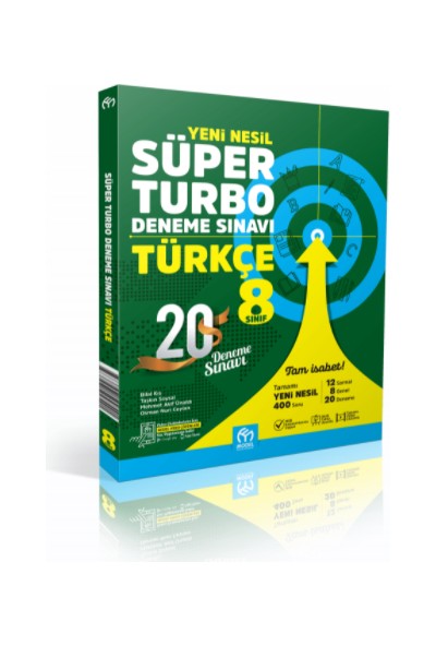 Model Eğitim Yayıncılık 8. Sınıf Türkçe Yeni Nesil Süper Turbo Deneme Sınavı (Ciltli) Model Eğitim Yayıncılık 8. Sınıf Türkçe Yeni Nesil Süper Turbo Deneme Sınavı (Ciltli)