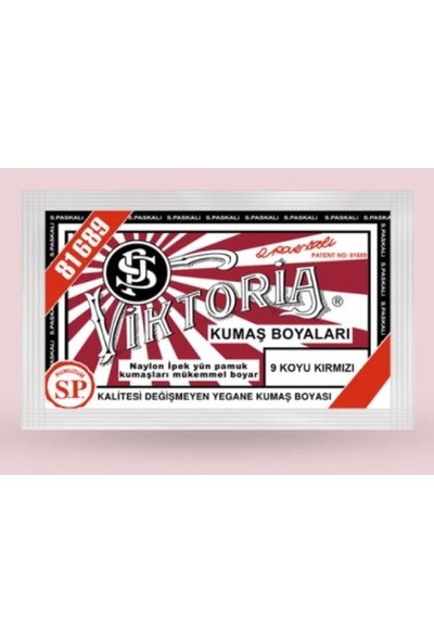 Viktoria Kumaş Boyası Koyu Kırmızı