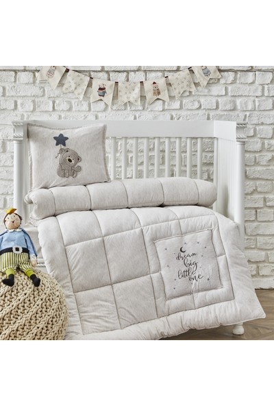 Karaca Home Softy Star Bear Bej Gri Bebek Cotton Comfort Karaca Home Softy Star Bear Bej Gri Bebek Cotton Comfort