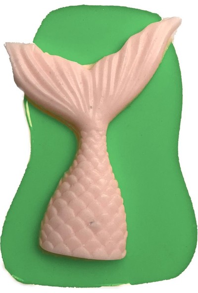 Parti Vitrini Deniz Kızı Kuyruğu Silikon Pasta-Kokulu-Taş ve Sabun Kalıbı