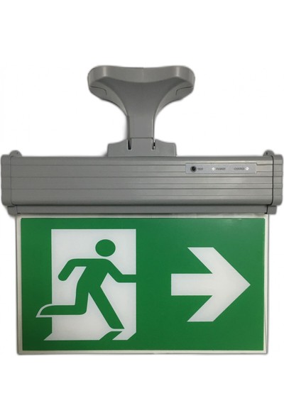 Evimdeyokyok SG071 Çift Yönlü Acil Yönlendirme Armatürü (Askı Aparatlı) Sağ-Sol
