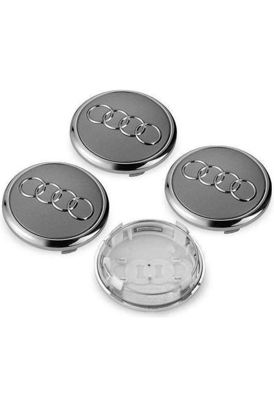 Ithal Audi A3 04-13 68MM Çelik Jant Göbeği Takım Gri Kromlu 4B0601170A Ithal Audi A3 04-13 68MM Çelik Jant Göbeği Takım Gri Kromlu 4B0601170A