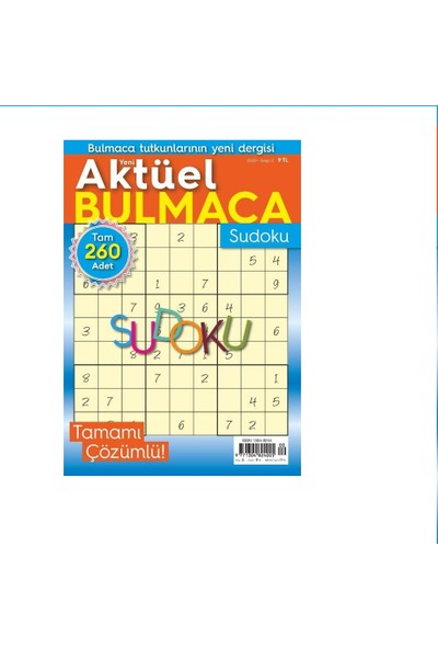 Aktüel Sudoku Bulmaca 2020 Aktüel Sudoku Bulmaca 2020
