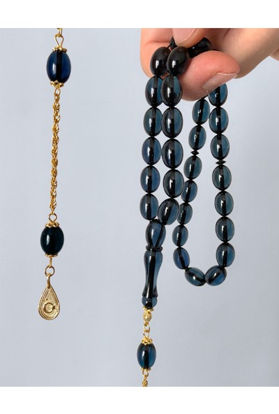 Kehribar Store Sıkma Kehribar 925 Ayar Gümüş Püsküllü