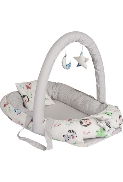 Mamma Happy Animals Cibinlik ve Oyuncak Askılı Tasarım Babynest Mamma Happy Animals Cibinlik ve Oyuncak Askılı Tasarım Babynest