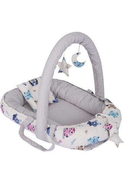 Mamma Happy Animals Cibinlik ve Oyuncak Askılı Tasarım Babynest Mamma Happy Animals Cibinlik ve Oyuncak Askılı Tasarım Babynest