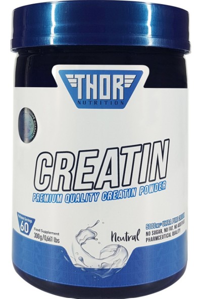 Thor Nutrition Creatine 300 Gr 60 Servis Thor Nutrition Creatine 300 Gr 60 Servis