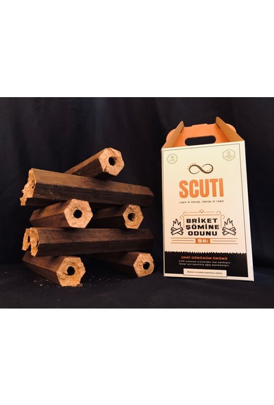 Scuti 5 kg (9 Adet ) Şömine Odunu, Briket Odun, Mangal ve Semaver Odunu, Doğal Odun Scuti 5 kg (9 Adet ) Şömine Odunu, Briket Odun, Mangal ve Semaver Odunu, Doğal Odun