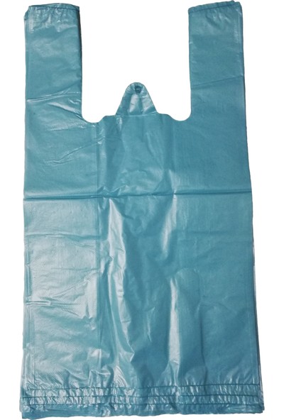 Merpak Ambalaj Mavi Poşet Renkli Poşet Atlet Orta Boy 28X45 cm 1 kg x 80'li