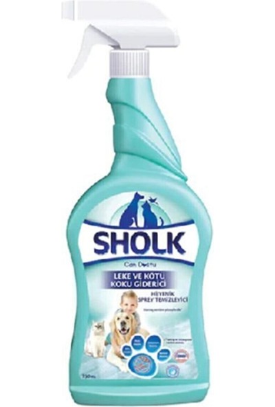 Sholk Evcil Hayvan Leke ve Koku Giderici Hijyenik Sprey 750 ml Sholk Evcil Hayvan Leke ve Koku Giderici Hijyenik Sprey 750 ml