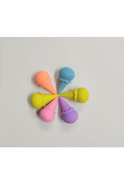 Asel Kırtasiye Dondurma Silgi 6'lı