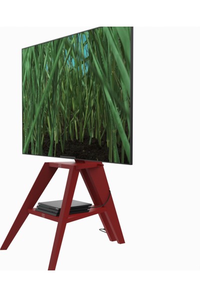 B1 Design B1-TV1C Televizyon Standı - Kırmızı