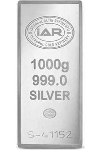 Şahap Kuyumcu Iar | 1000 gr | 999 Ayar | Lbma Onaylı Şahap Kuyumcu Iar | 1000 gr | 999 Ayar | Lbma Onaylı