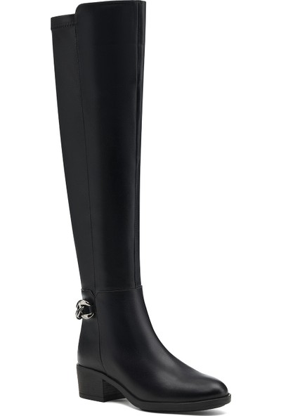 Nine West Kormeta 1pr Siyah Kadın Düz Çizme