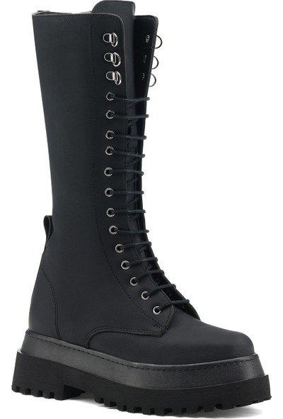 İnci Ceremhovo.z 1pr Siyah Kadın Çizme