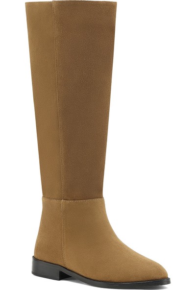 Nine West Yong2 1pr Taba Kadın Düz Çizme