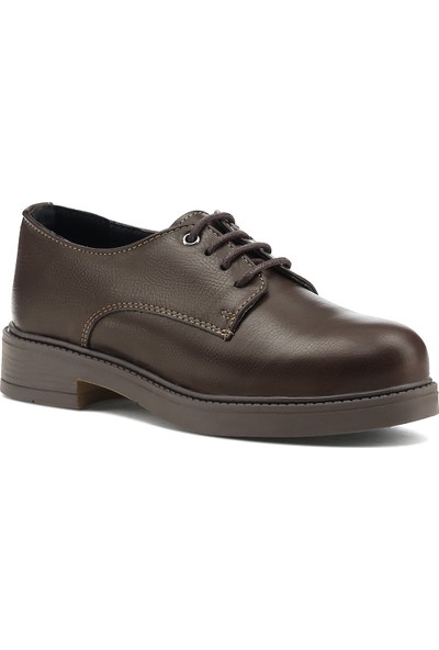 İnci Paredes.z 1pr Kahverengi Kadın Oxford Ayakkabı