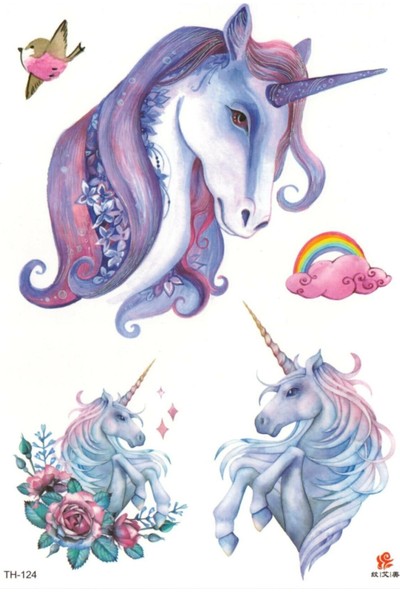 BP Tattoo Büyük Boy Unicorn Dövmesi