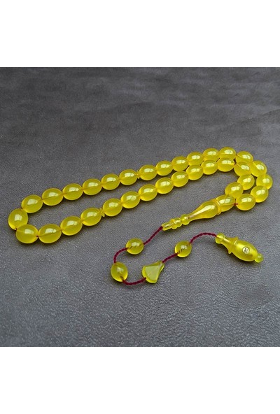 Tesbih Rüyası Usta Işçilikli Sistemli Sıkma Kehribar Tesbih