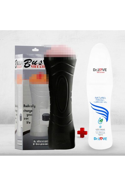 Drlove Silikon Vajinal Titreşimli Mastürbatör El Vajinası Suni Vajina + Drlove Kayganlaştırıcı