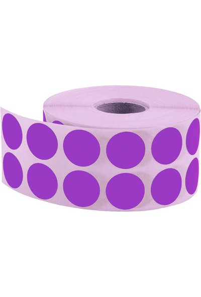 Taroks Nokta Etiket 20 mm Mor 2500'lü