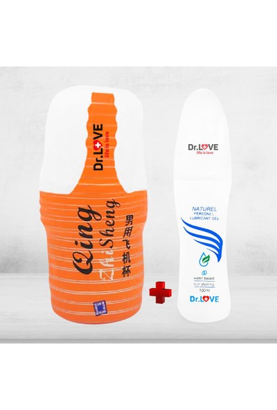 Drlove Silikon Anal Mastürbasyon Kupası El Anal Vajinası Suni Vajina + Drlove Kayganlaştırıcı