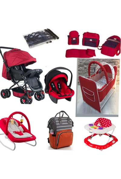 Let's Go Bebek Çeyiz Seti 11 Parça Çift Yön Bebek Arabası Beşik Ana Kucağı Yürüteç Puset Yağmurluk Let's Go Bebek Çeyiz Seti 11 Parça Çift Yön Bebek Arabası Beşik Ana Kucağı Yürüteç Puset Yağmurluk