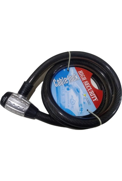 Knt Zhongli Anahtarlı Halat Kilit 1780 Gram 25X200 mm Knt Zhongli Anahtarlı Halat Kilit 1780 Gram 25X200 mm