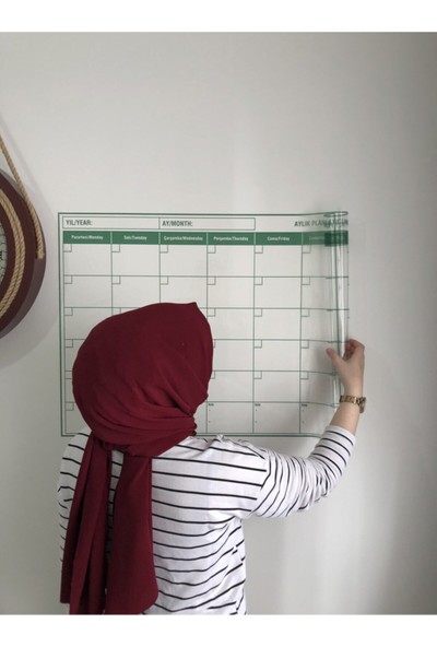 Tutunabilir Kağıt Aylık Planlayıcı Takvim Akıllı Kağıt Tahta + Silgi + Kalem 85 x 56 cm Tutunabilir Kağıt Aylık Planlayıcı Takvim Akıllı Kağıt Tahta + Silgi + Kalem 85 x 56 cm