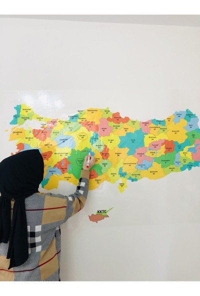Tutunabilir Kağıt Türkiye Haritası Akıllı Kağıt Tahta Yazı Tahtası Özel Baskı Renkli + Yazı Tahtası Kalemi Tutunabilir Kağıt Türkiye Haritası Akıllı Kağıt Tahta Yazı Tahtası Özel Baskı Renkli + Yazı Tahtası Kalemi
