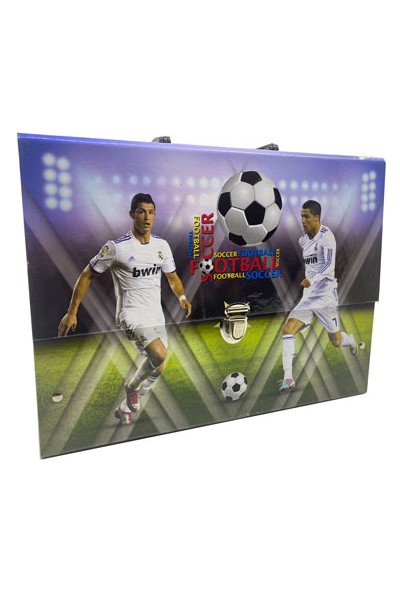 Erna Erna Saplı Çanta Kutu Klasör 24x32x7 Soccer Erna Erna Saplı Çanta Kutu Klasör 24x32x7 Soccer