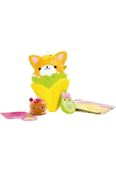 Elifeshop ES24500 Smooshy Mushy Bentos Box Yumuşak Oyuncak Seti Fussy Fox