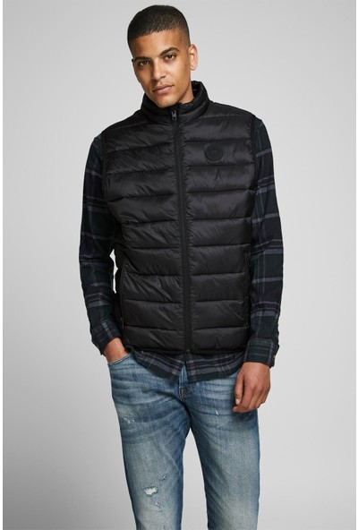 Jack & Jones Erkek BLACK Yelek Jack & Jones Erkek BLACK Yelek