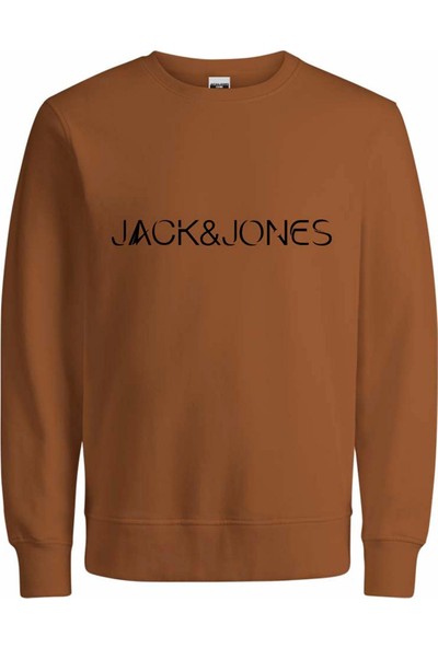 Jack & Jones Erkek Rubber Sweatshirt