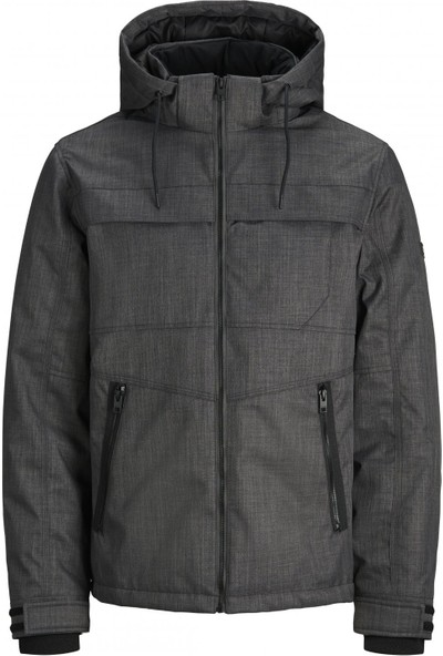 Jack & Jones Erkek Koyu Gri Mont