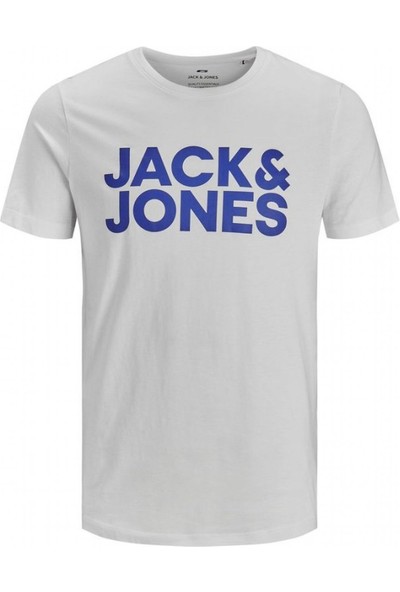 Jack & Jones Erkek BEYAZ Spor T-Shirt