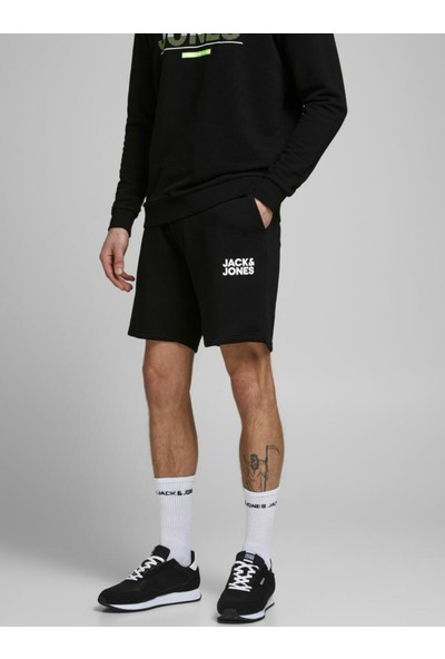 Jack & Jones Erkek Black Şort & Bermuda