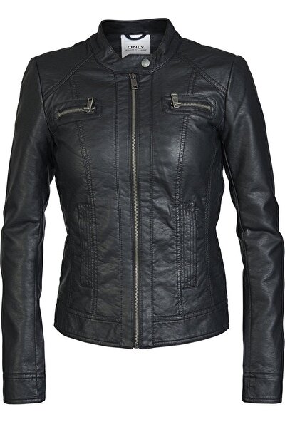 Only Deri Ceket Onlbandit Faux Leather Biker 15081400-Blk