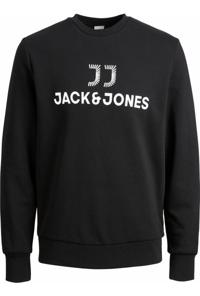 Jack & Jones Erkek Black Sweatshirt