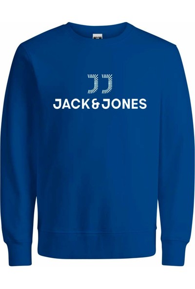 Jack & Jones Erkek Classic Blue Sweatshirt Jack & Jones Erkek Classic Blue Sweatshirt