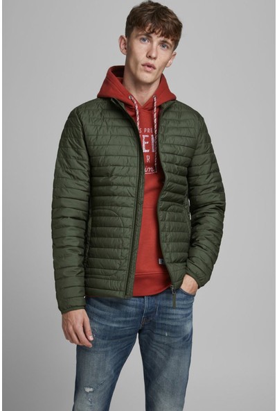 Jack & Jones Erkek FOREST NİGHT / HAKİ Mont