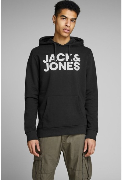 Jack & Jones Erkek Siyah Sweatshirt