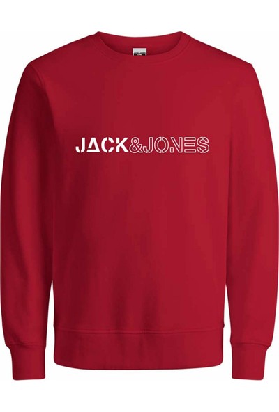 Jack & Jones 12201841 Sweat Kırmızı