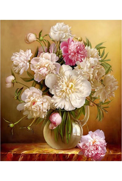 Lilyhobbyland Sayılarla Boyama Seti (Çerçeveli) 40X50 Cm: Beyaz Şekayık