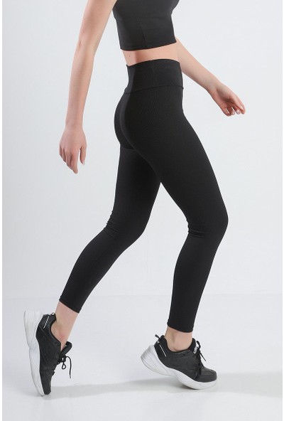 Ves Giyim Yüksek Bel Likralı Tayt